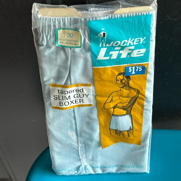 Jockey | Underwear & Socks | Nos Vintage Jockey Blue Tapered Slim Guy ...